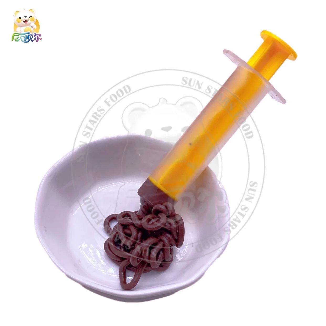 Halal Delicious Sweet Liquid Chocolate Jam In Injection Syringe - Buy ...