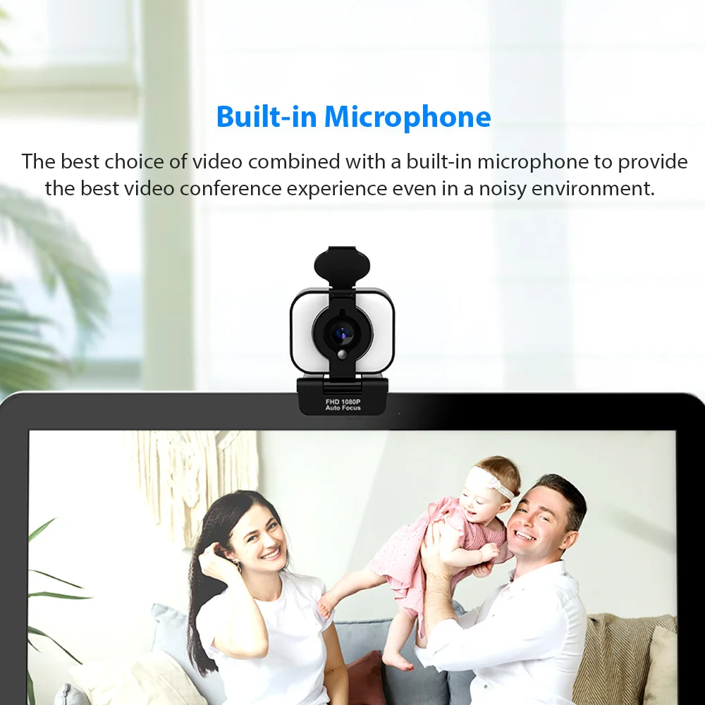4k Ultra Hd Webcam With Built-in Microphone For Video Recording ...