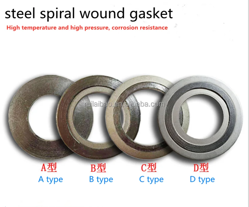 PTFE Stainless Steel Spiral Wound Gasket - High Temp Resistant