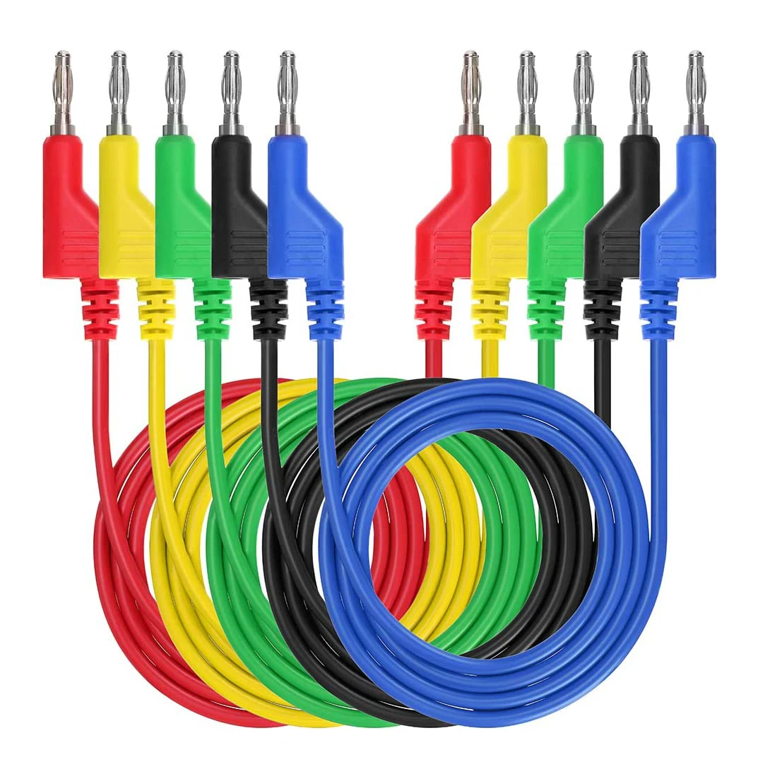 Soft Copper Wire Test Leads - 1000V/15A Dual Ended Cable