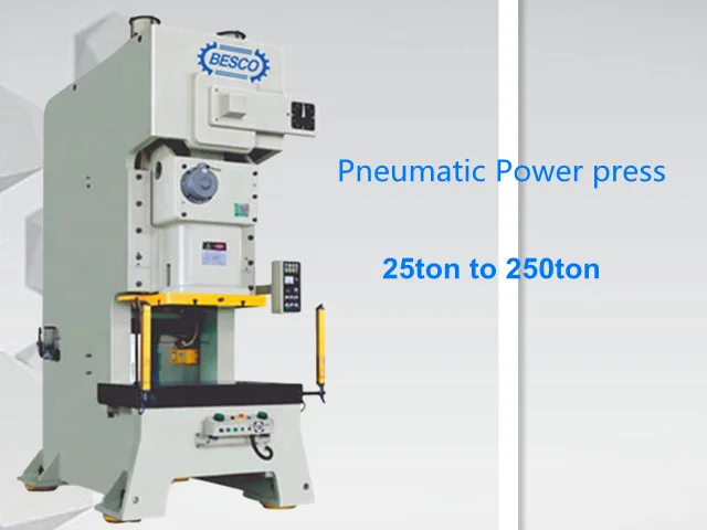 High Precision Pneumatic Single Crank Stamping Power Press Punching ...