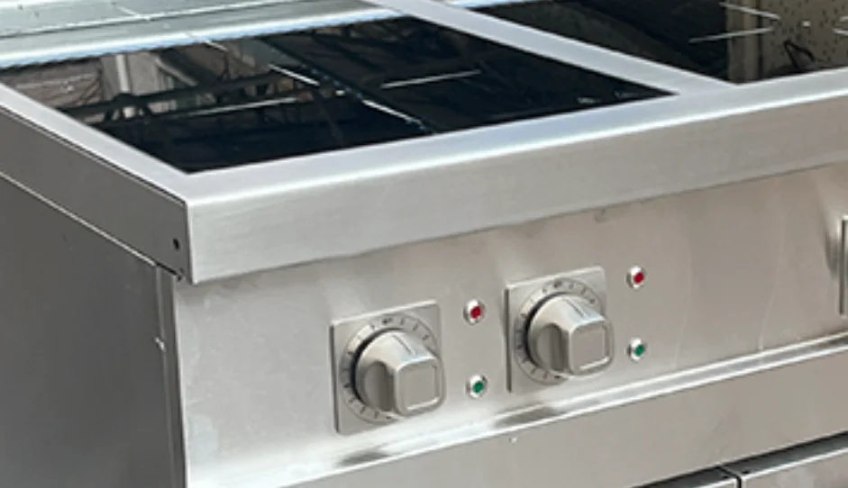 Electric Cooking Range 6 Burner With 3 Cabinets Kitchen Appliances ...