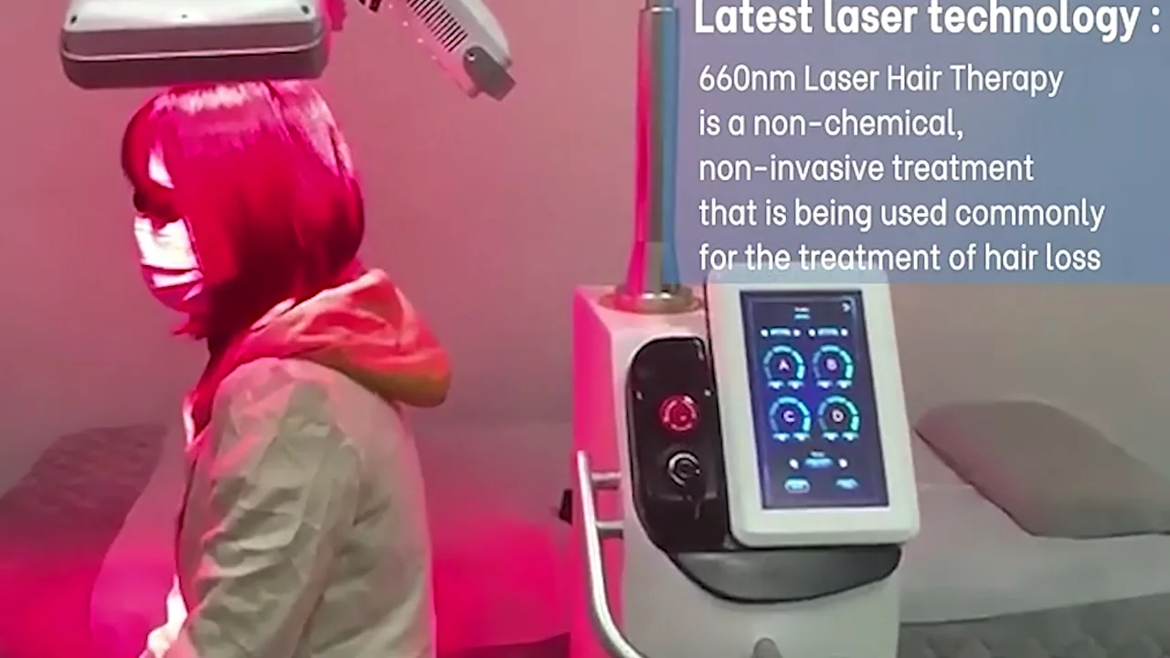 2022 Top Technology! Professional 660nm Laser Hair Care Lllt Hair ...