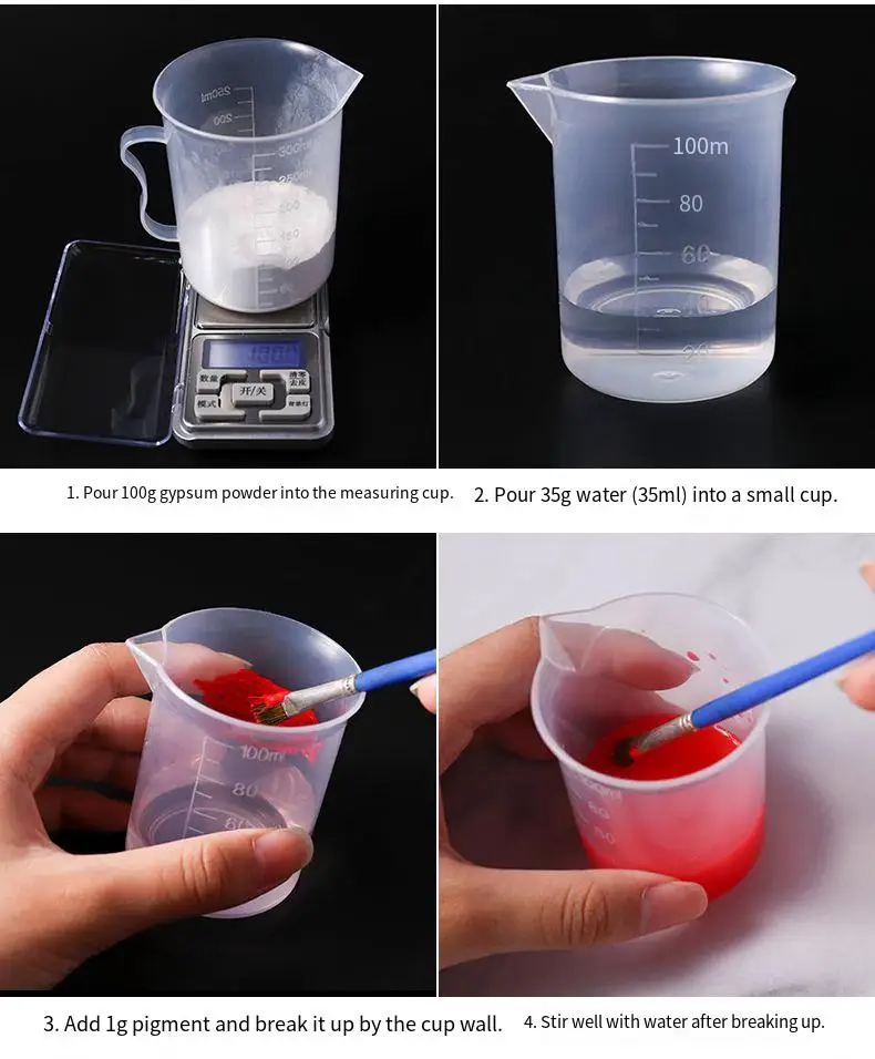 Model Gypsum Powder - White Gypsum Art with Aromatherapy