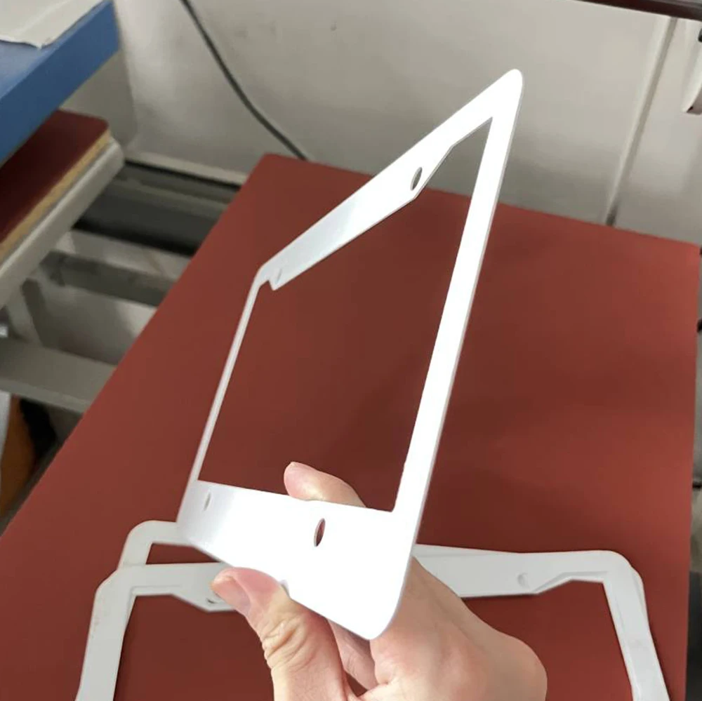 Customizable Sublimation License Plate Frames - 1MM Printing