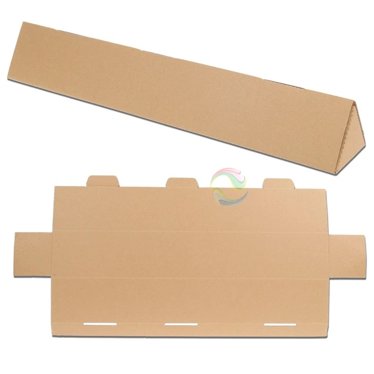 Wholesale Corrugated Kraft Brown Paper Triangular Tubes
