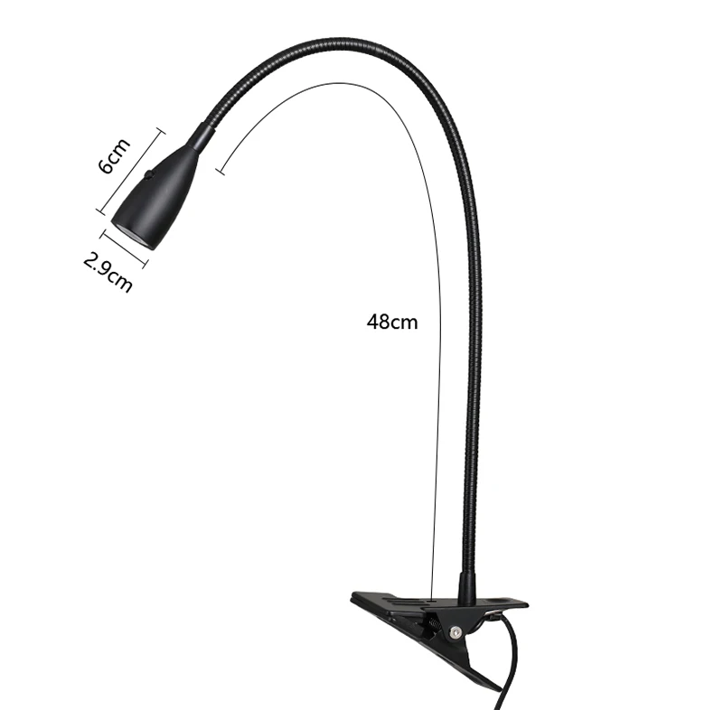 Flexible Gooseneck Reading Lamp Led Aluminium Study Table Light ...
