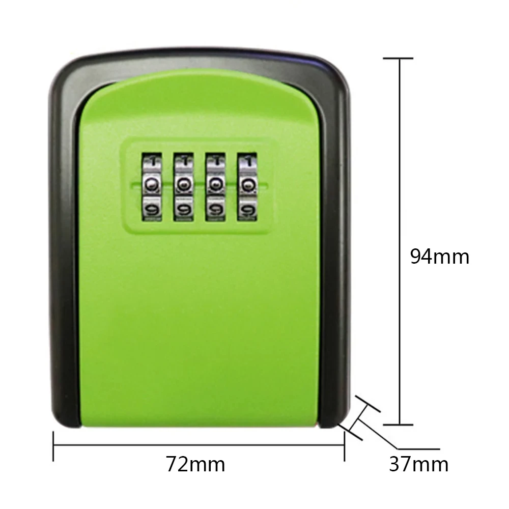 Wall Mounted 4 Digit Password Code Security No Key for Home Office Key ...