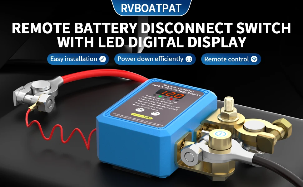 240A Remote Control Battery Disconnect Switch for Auto
