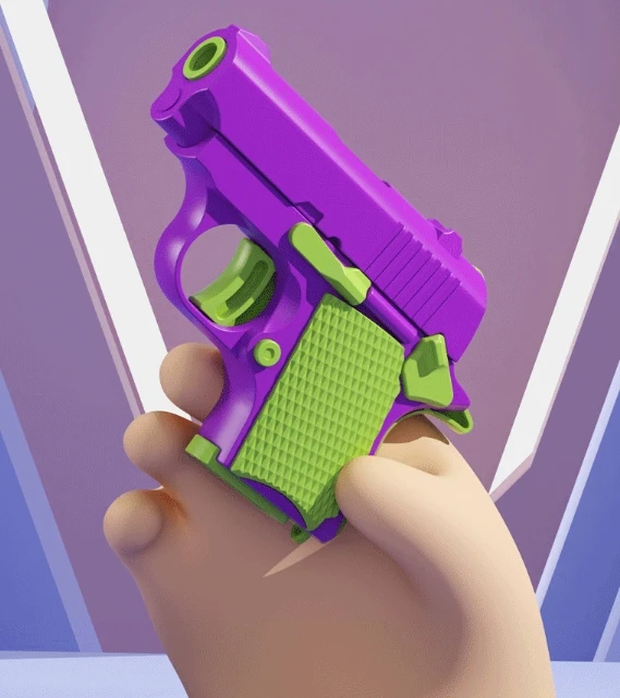 Hot Sale Mini M1911 Toy Gun With 3d Printed Gravity Fidget Kids Small ...