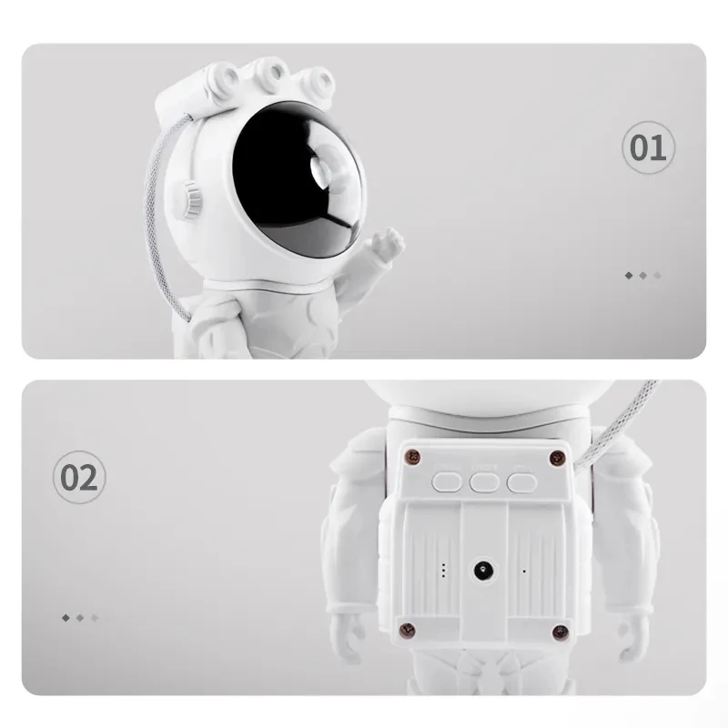 Astronaut Projector Smart Aurora Projector Usb Laser Star 360 Degree ...