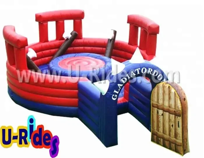 Pvc Material Inflatable Jousting Fighting Arena Inflatable Gladiator ...