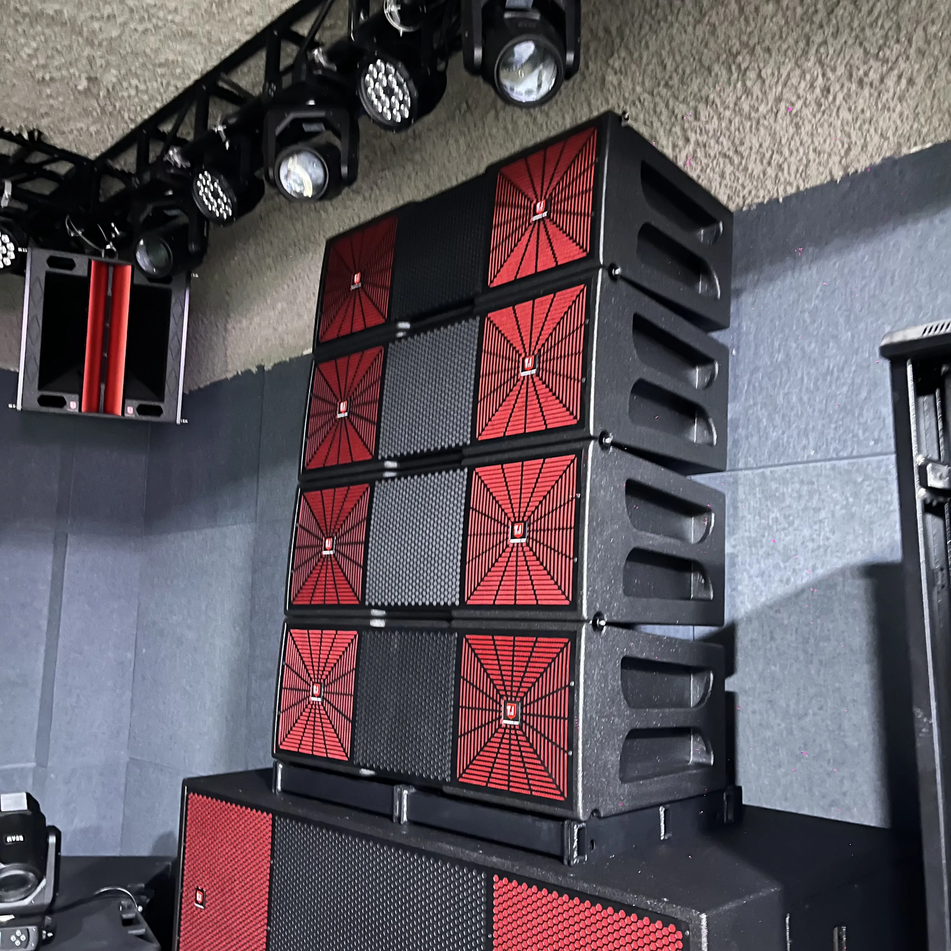 Professional Audio Amplifier Powered Sound System Dual 12-Inch ...
