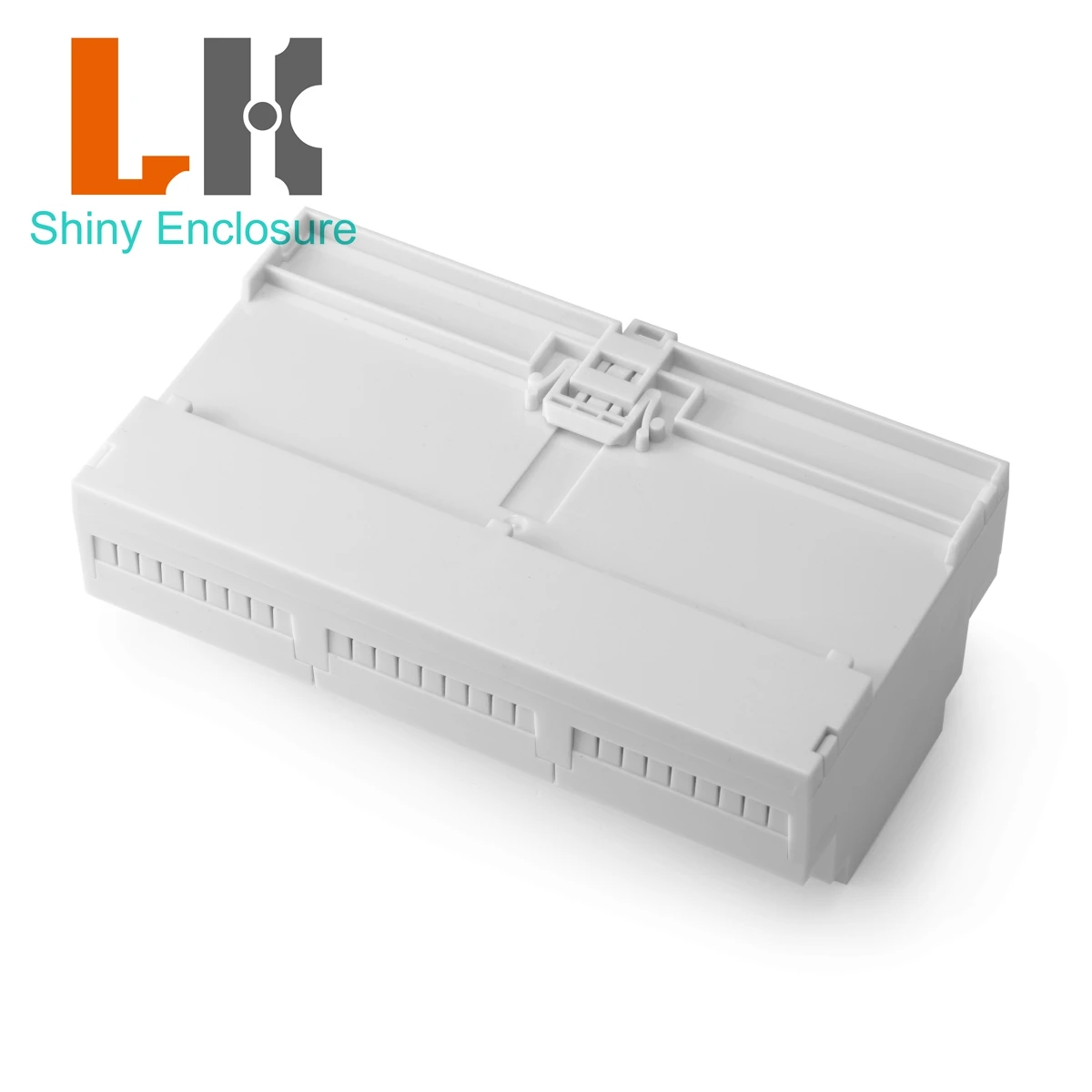 160*90*57mm PCB DIN Rail Mount Relay Plastic Case Shiny Enclosure