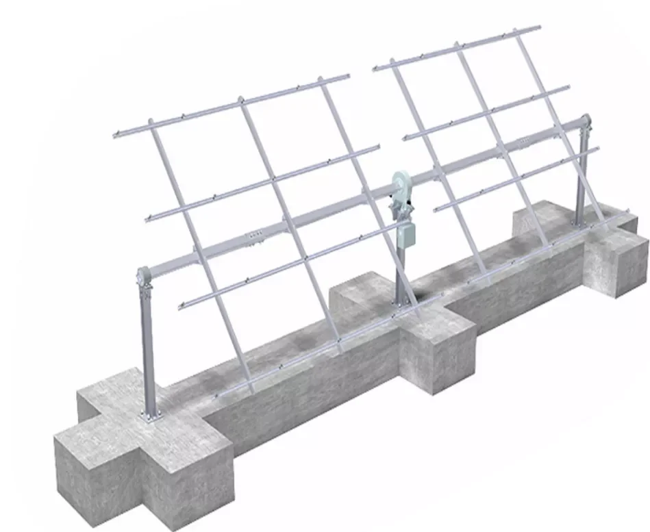 Aluminium Solar Panel Rail Tracking Structure Single/dual Axis Solar ...