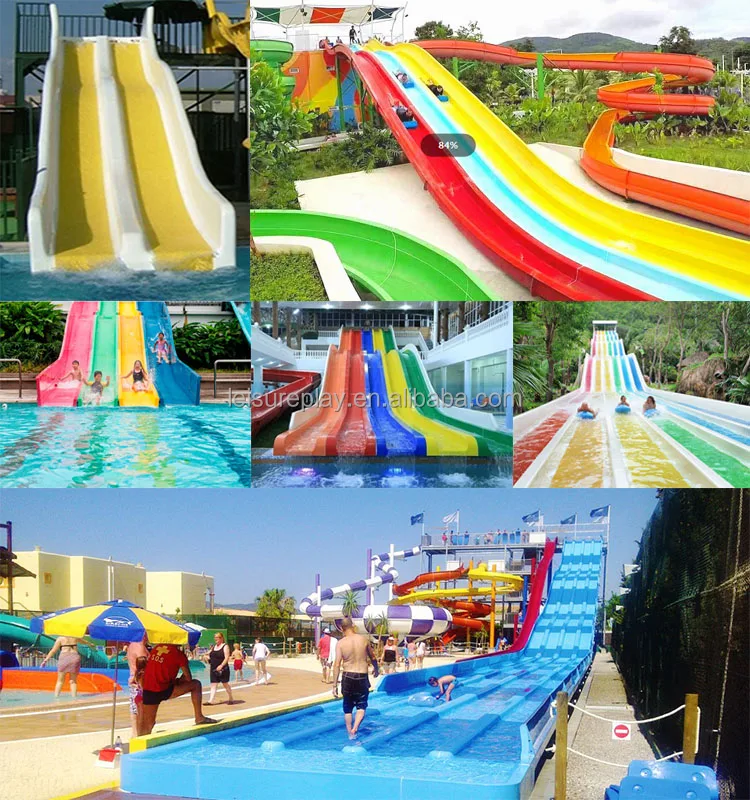 China Factory Fiberglass Water Park Slide Swimming Pool Slides for Kids ...