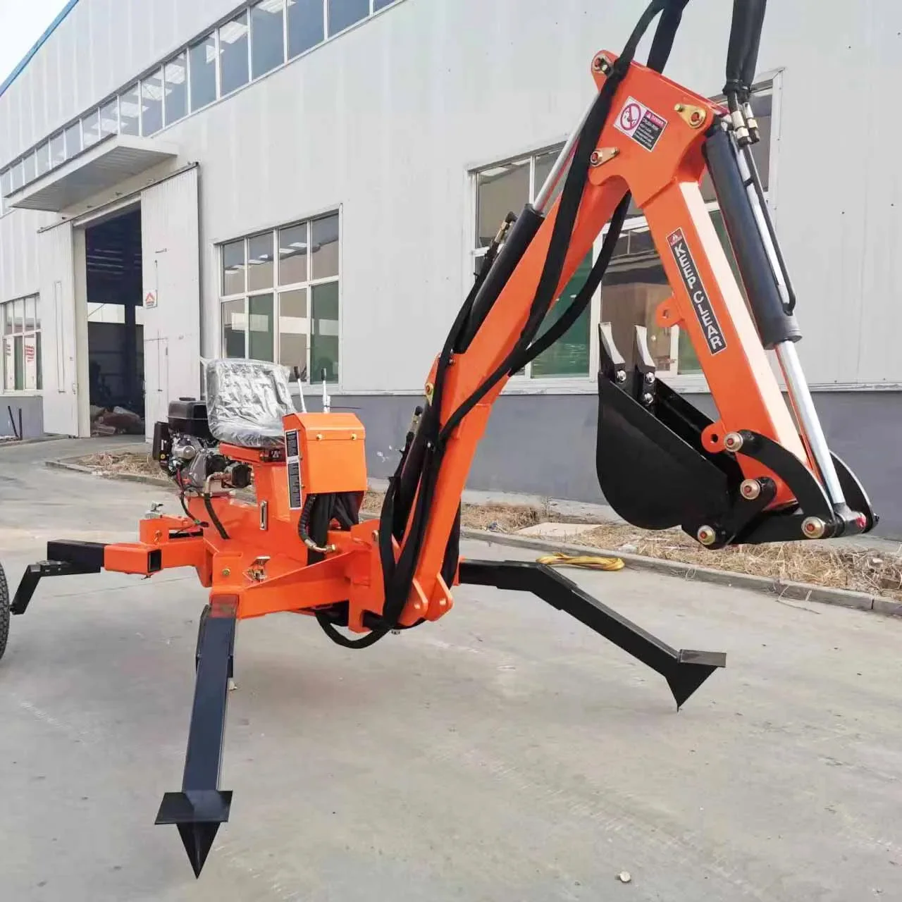 Mini Excavator Small Digger Wheel Excavator Home Garden Digging Machine ...