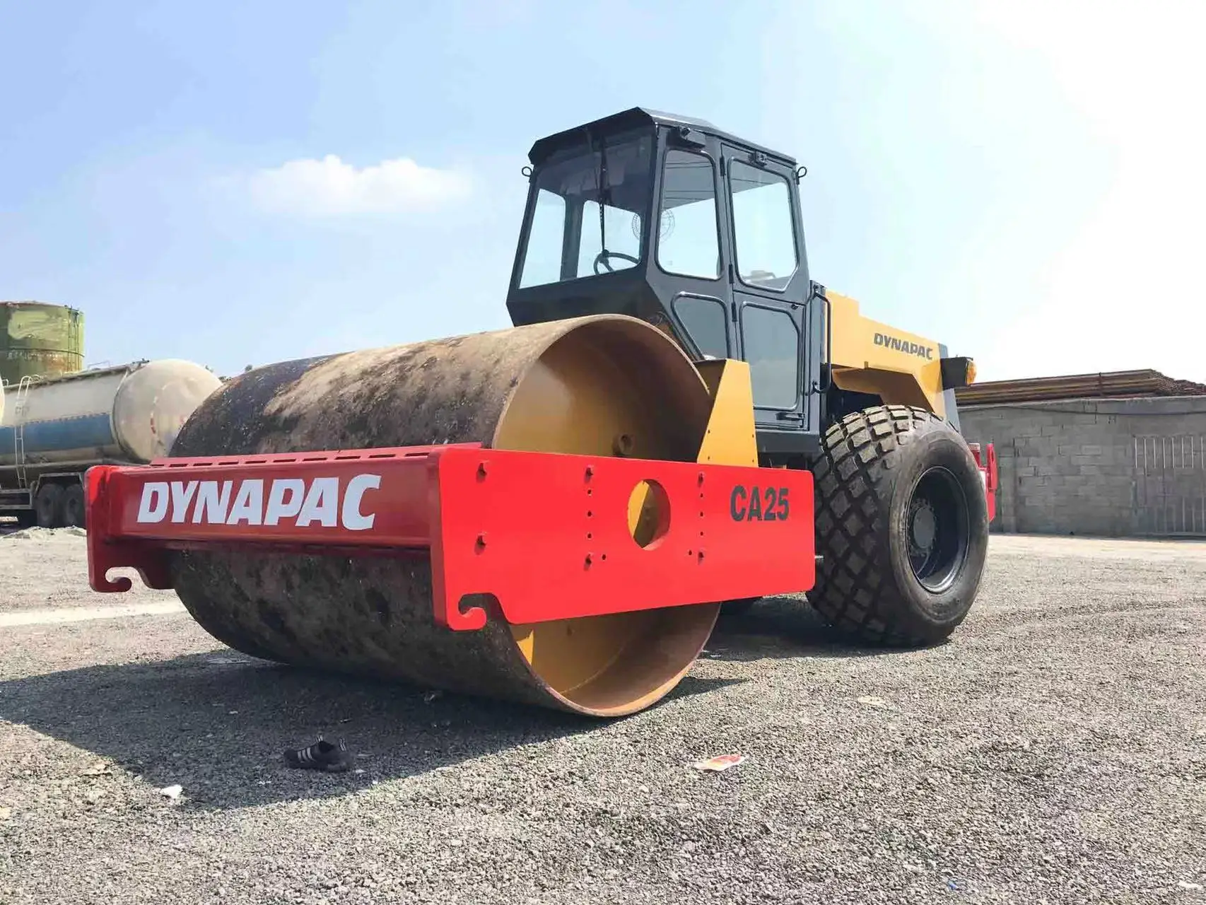 Used Dynapac Tire Roller CA25D CA30D CA251 CA301 CA602 CC21 with Engine ...