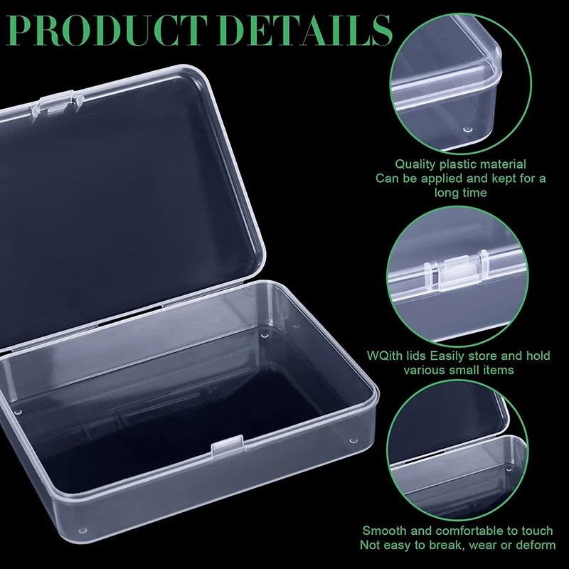 Mini Plastic Container - Clear PP Packing Gift Case