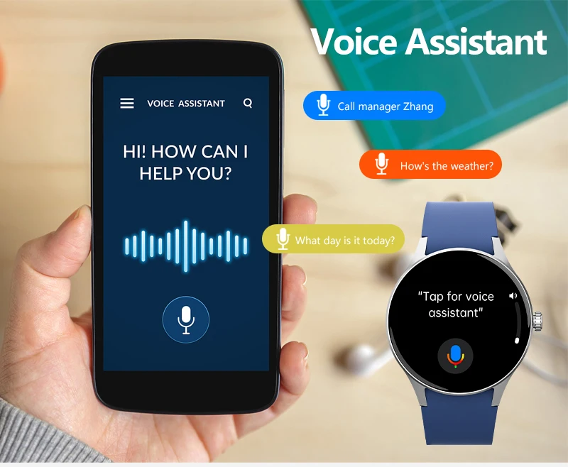 Amoled Round Screen Full Touch Smartwatch Multi-color Choice Magnetic ...