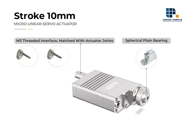 LASF10 Electric Micro Linear Servo Actuator with Force Sensor