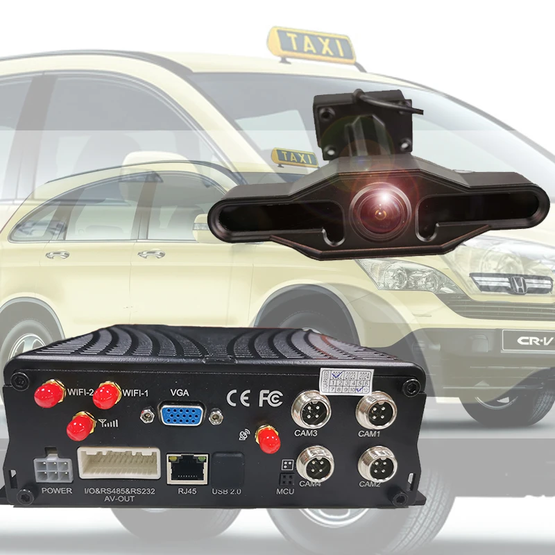 5 Channel 1080p 4G Truck Back Taxi Camera DVR Vehicle Security Systems ...