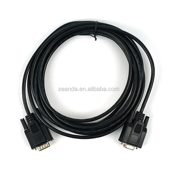 Customized Rs232 Serial Cable Db9 9pin Vga Male To Female Extension ...