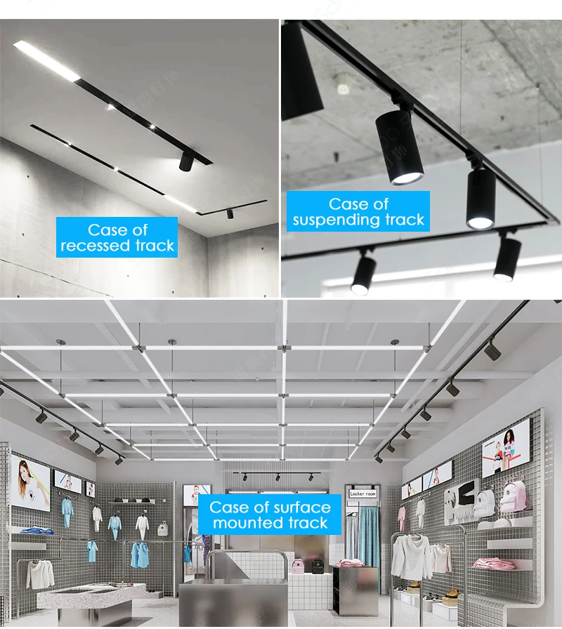 Modern Fashion Beauty Size Customizable Track Light Fixture