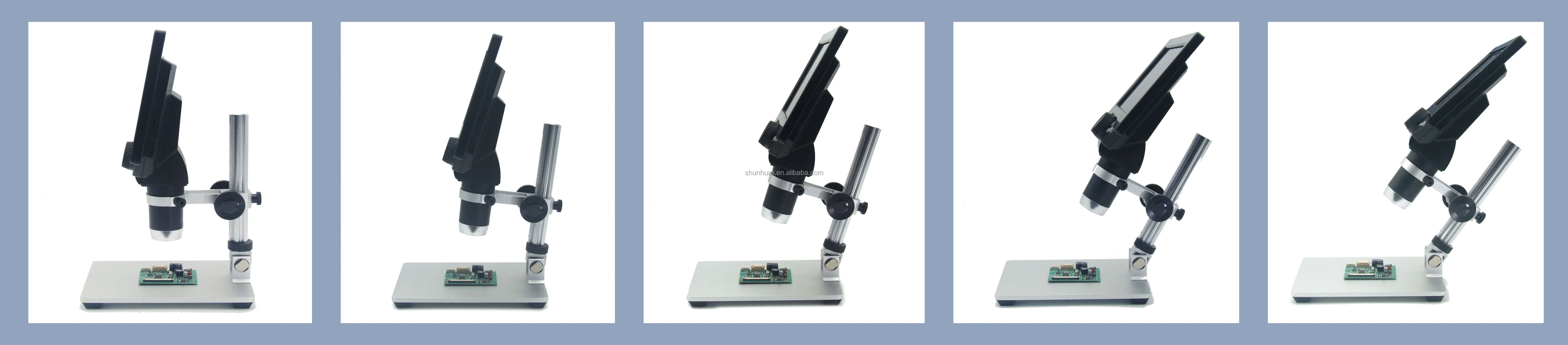 Hd 7inch Digital Microscope 1200x Electronic Microscope Mobile Phone ...