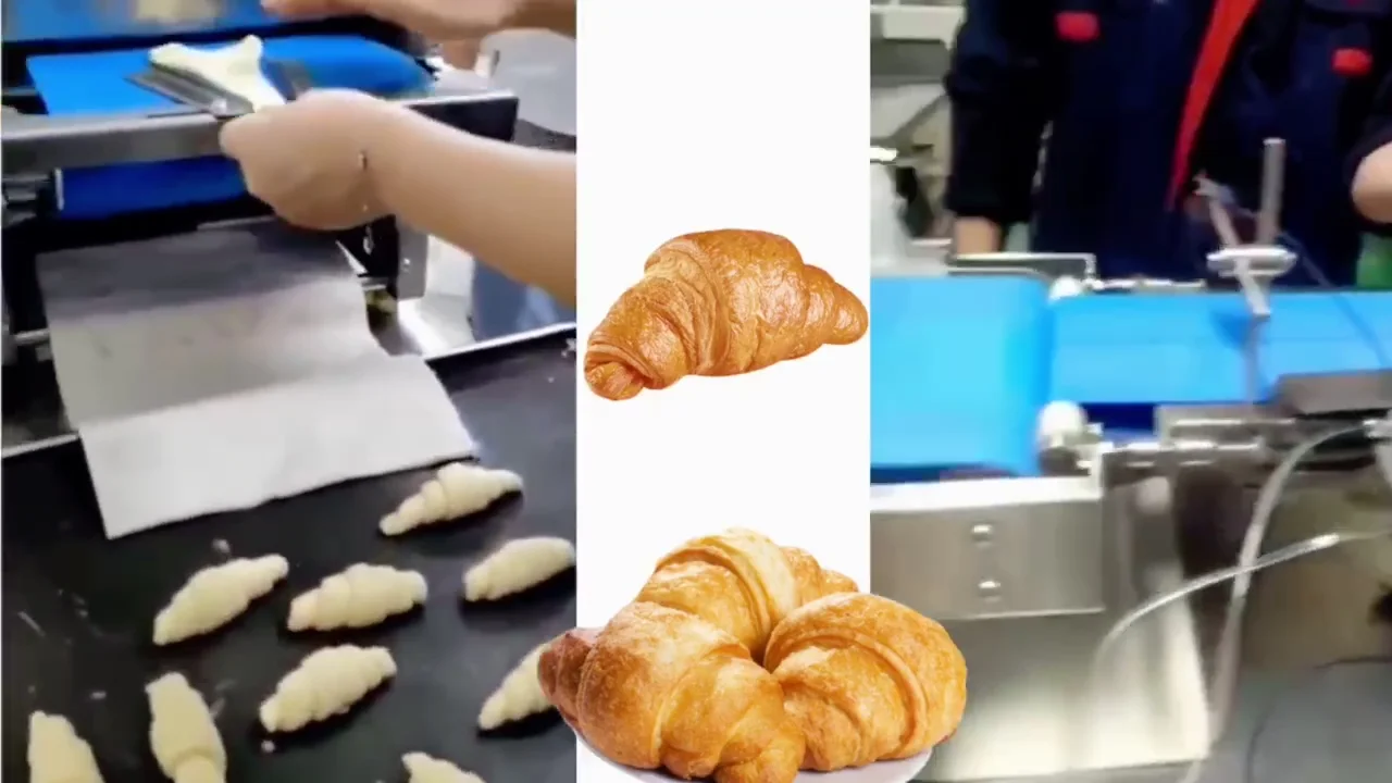 Crossant Croissant Making Production Line,Kruvasan Makinesi Equipment ...