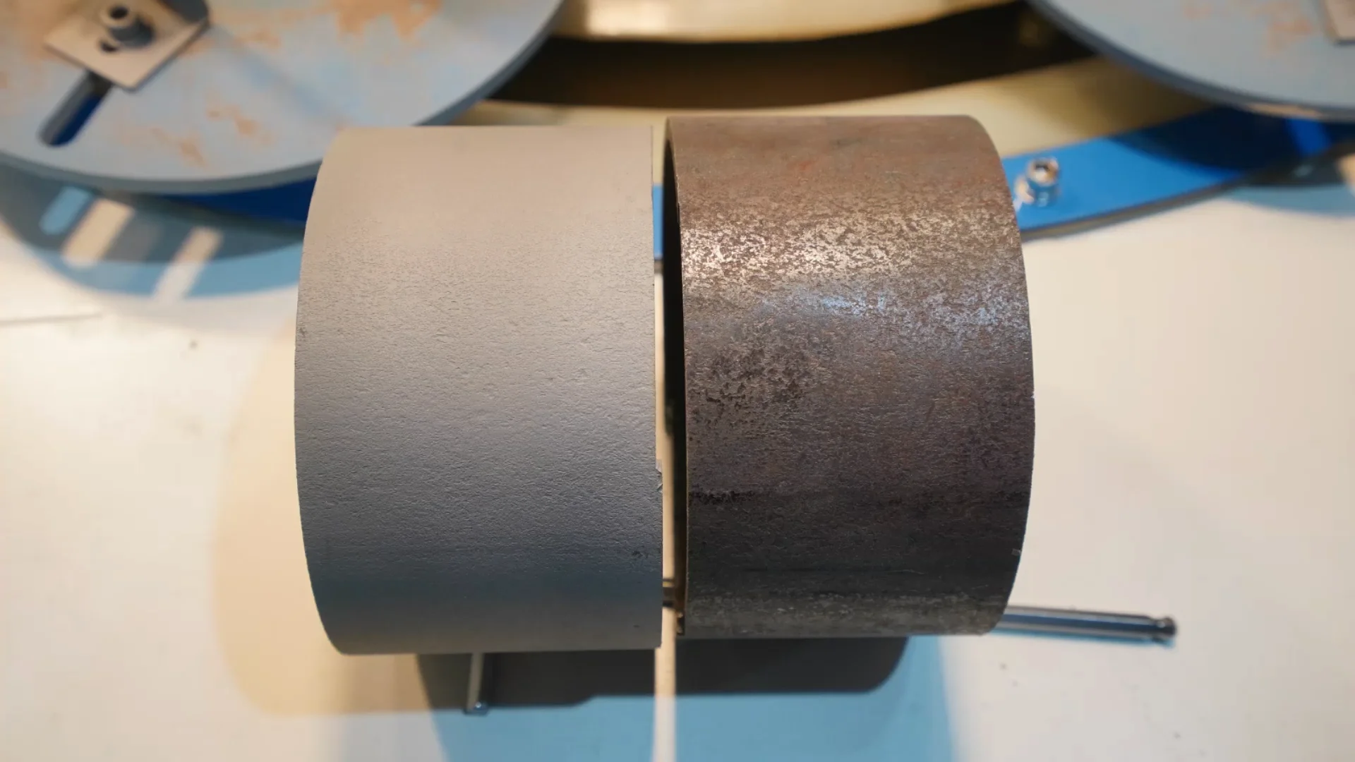 Large Turntable Intermittent Rotation Automatic Sand Blasting Equipment ...