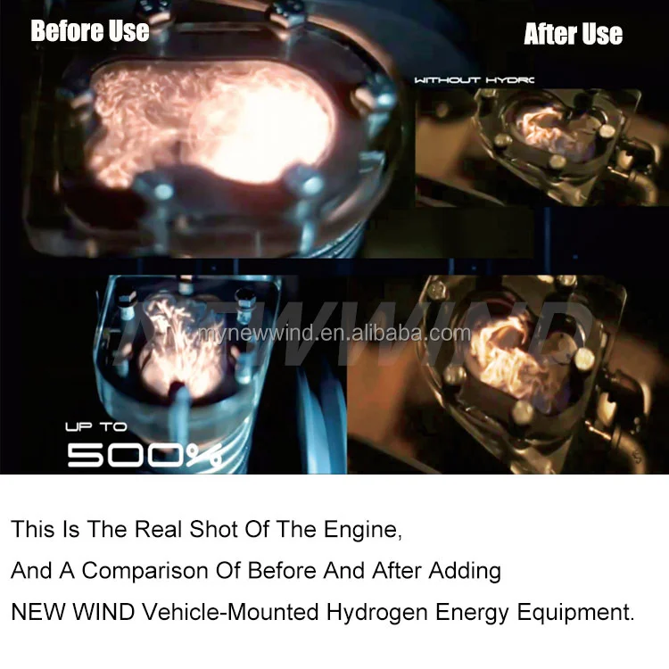 New Wind Hho Gas Hydrogen Generator Kit for Car Vehicles