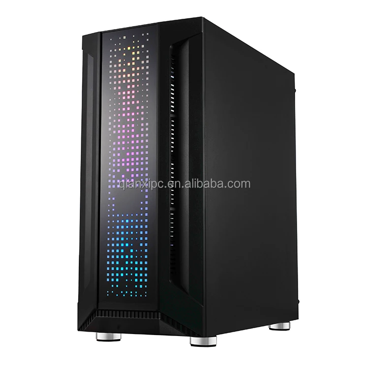 Pc Case Gaming Cabinet Two Tempered Glass Gaming Atx Mid Tower Gamer ...