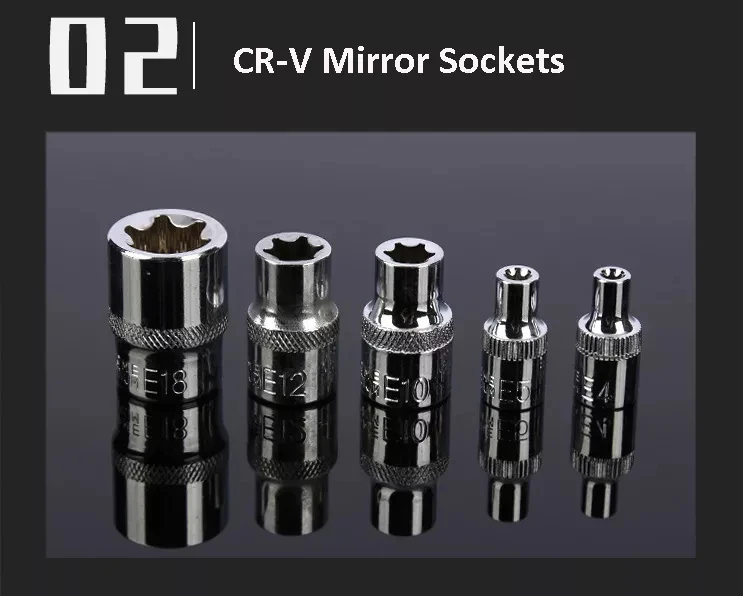 108 Pieces Mixed Socket Wrench Set - Versatile Tool Box