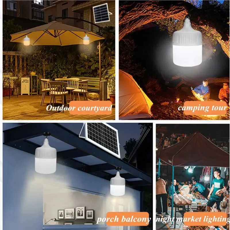 High Brightness Solar Bulb Light Led Emergency Portable Emergency ...