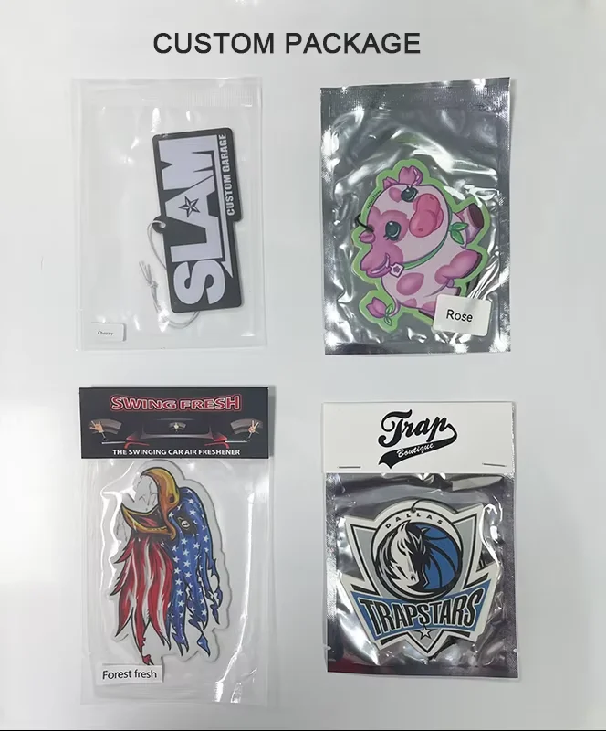 High Quality Strong Scent Custom Logo Fragrance Hanging Paper