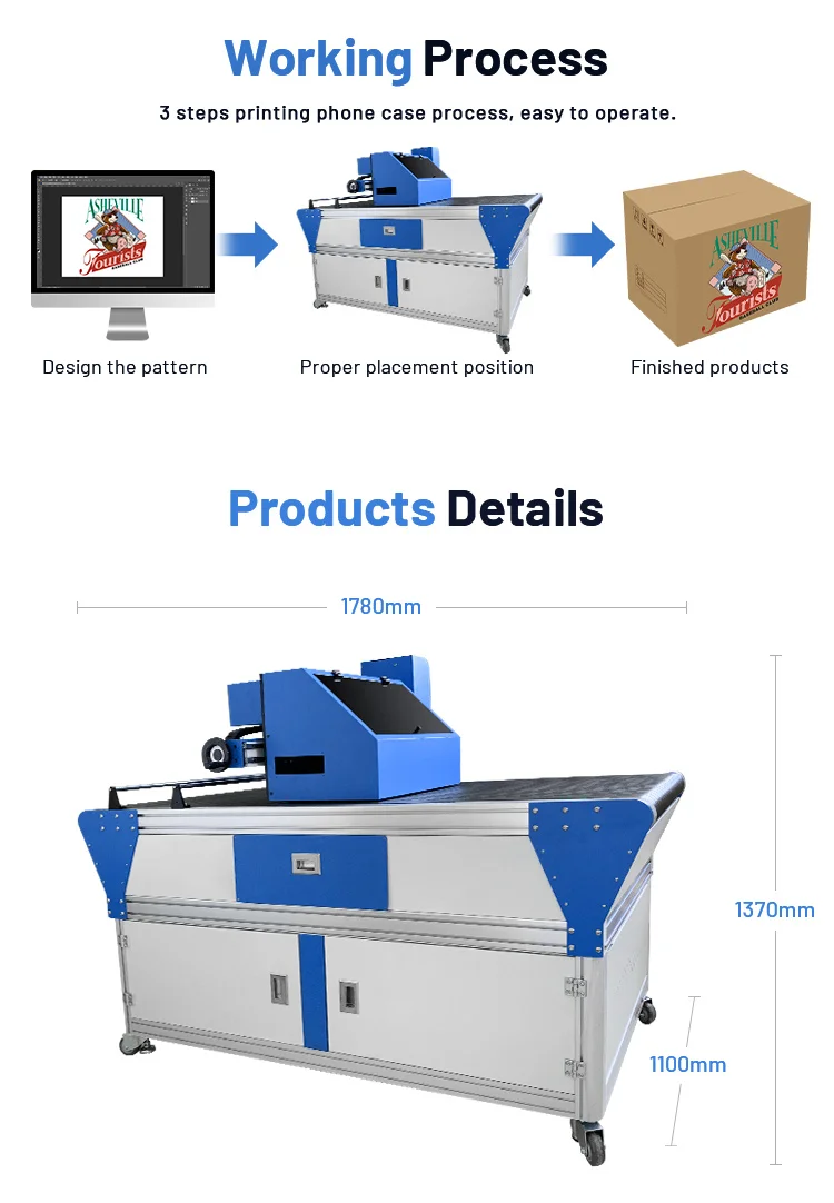 Dual Head One Pass Digital Carton Package Printer Corrugated Carton Box ...