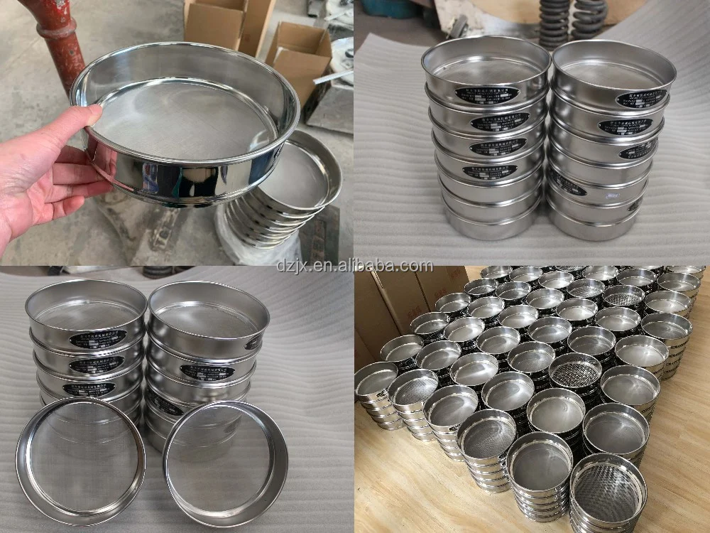 Dzjx Soil Laboratory Sieve Set Lab Standard Test Sieves With Sieve ...