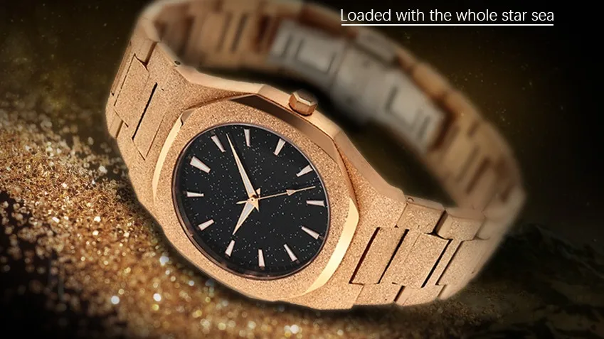 Private Labeling Your Logo Starry Star Face Luxury Quartz Frosted Star ...