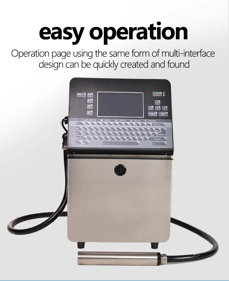 High-speed Industrial Cij Inkjet Printer - Batch Code QR Code Machine ...