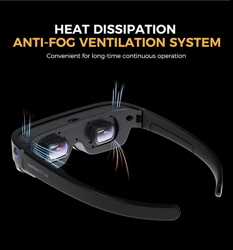 Immersive 3D Smart Glasses for Private Cinema & Gaming