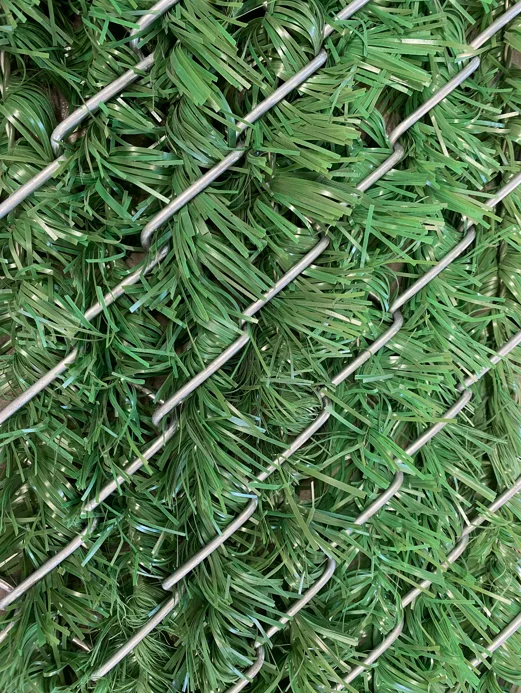 Cyclone Fence Privacy Solution - Slatted Chain Link Cover