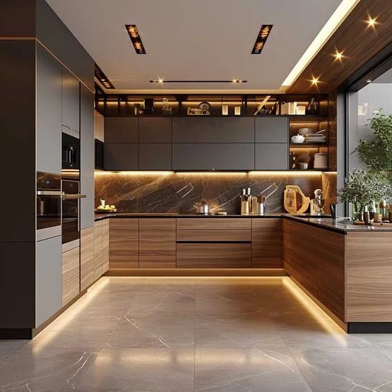 Italian Style White Oak Custom Cabinets American Rustic Maple Walnut ...