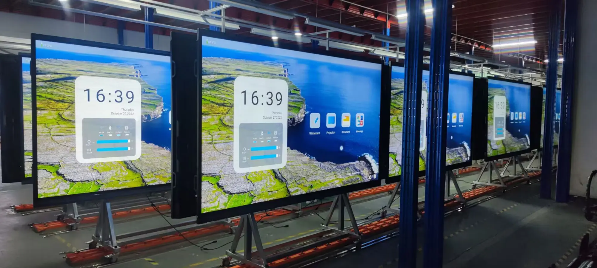 HDFocus 110 Inch Interactive Electronic Whiteboard for Classroom - OEM