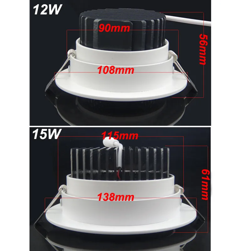 Exterior Outdoor Adjustable Lighting 5w 7w 9w Ip44 Round Recessed ...