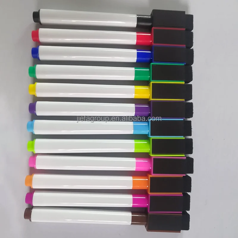 Water Base Thin Dry Erase Whiteboard Marker - Buy 12colors ...