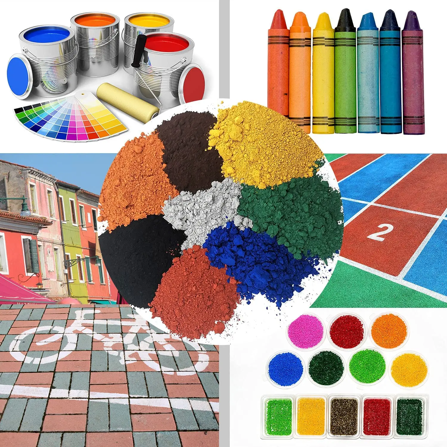 Powder Form Fe2o3 Iron Oxide Yellow/orange/red Iron Oxide Pigments For ...