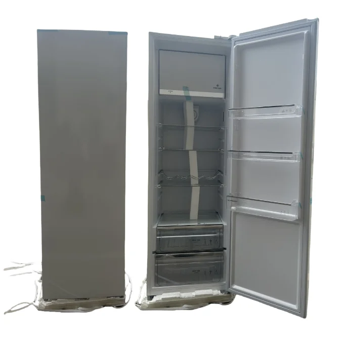 250L Single Door Upright Refrigerator Silver Premium Class A Energy ...