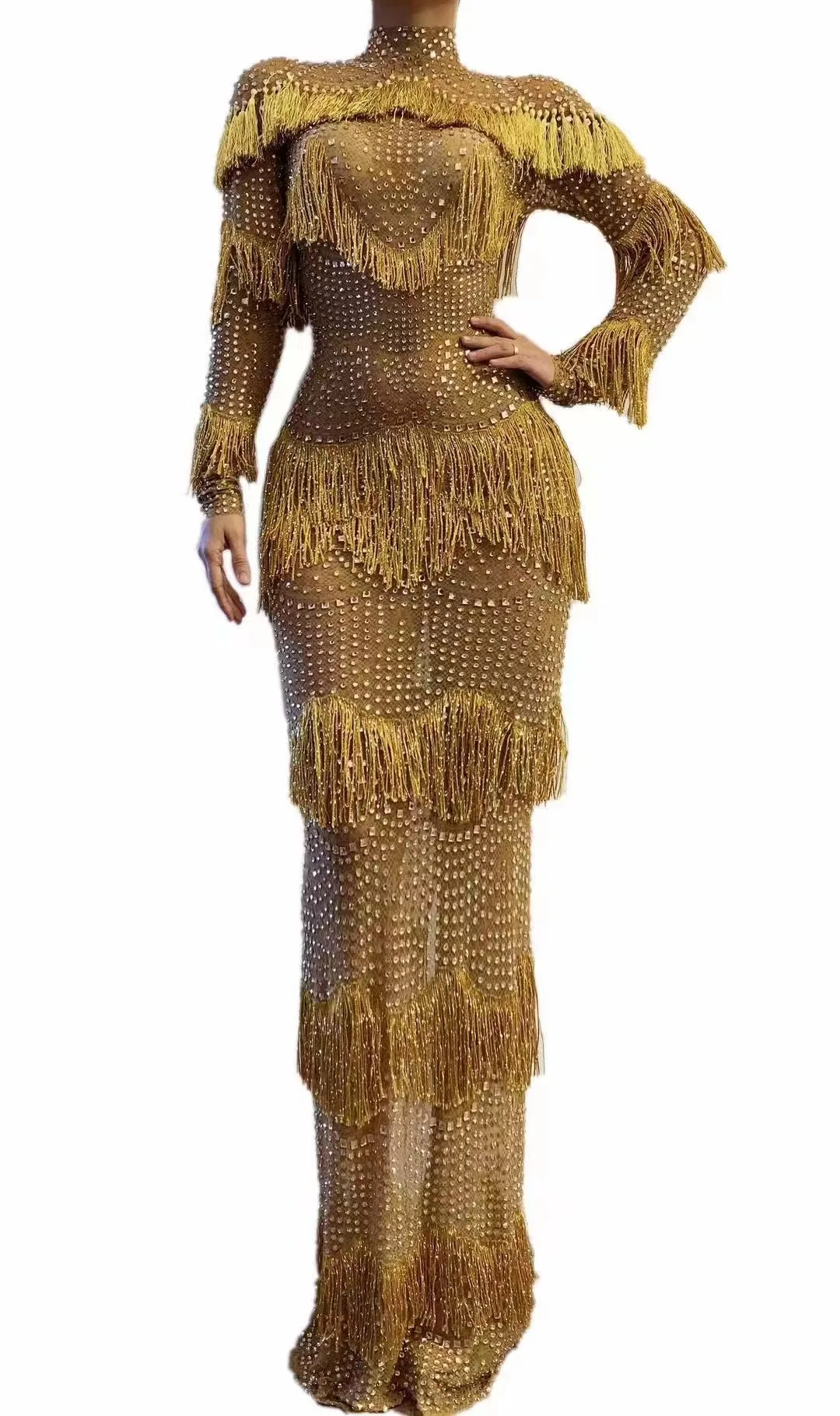 AD1607 Luxury Dresses - Custom Crystal Dress for Women