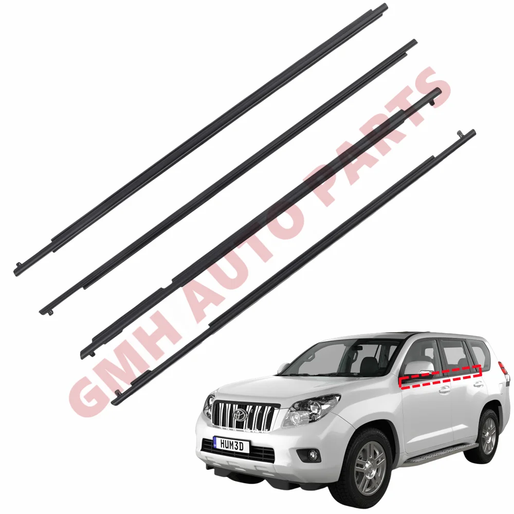 Exterior Rubber Window Seal For Toyota Landcruiser Prado 150 Series ...